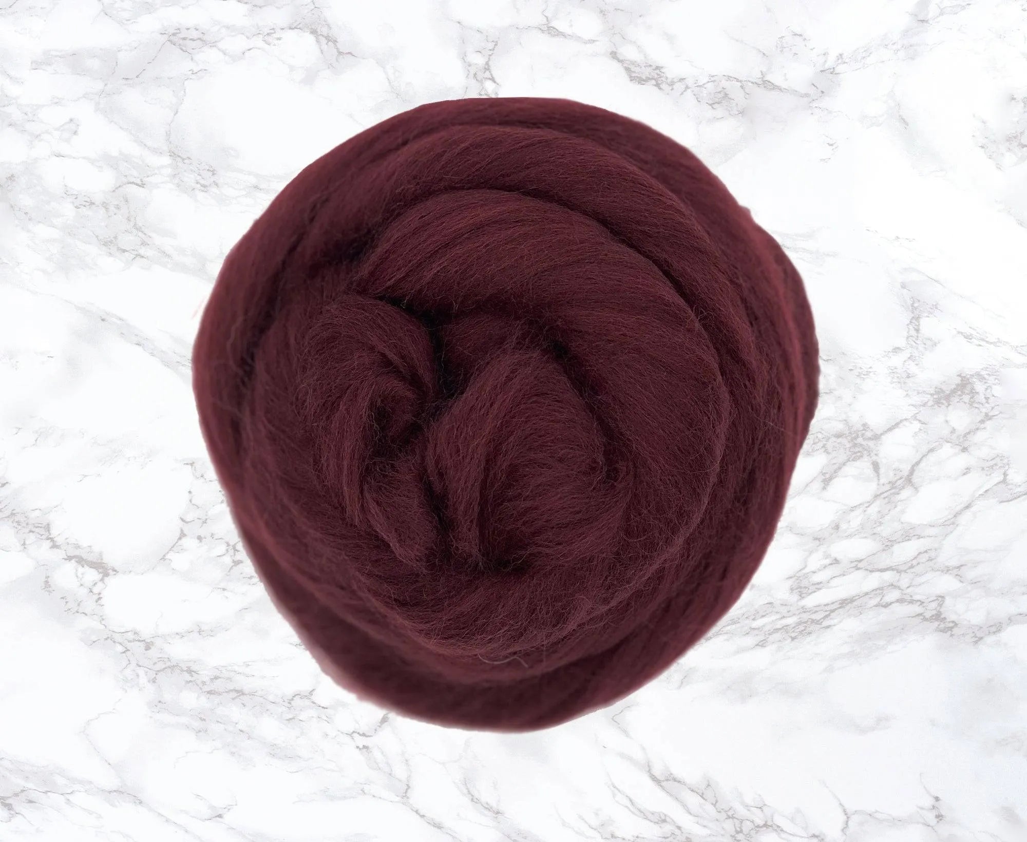 Merino Burgundy Felting Spinning Crafting Wool 318
