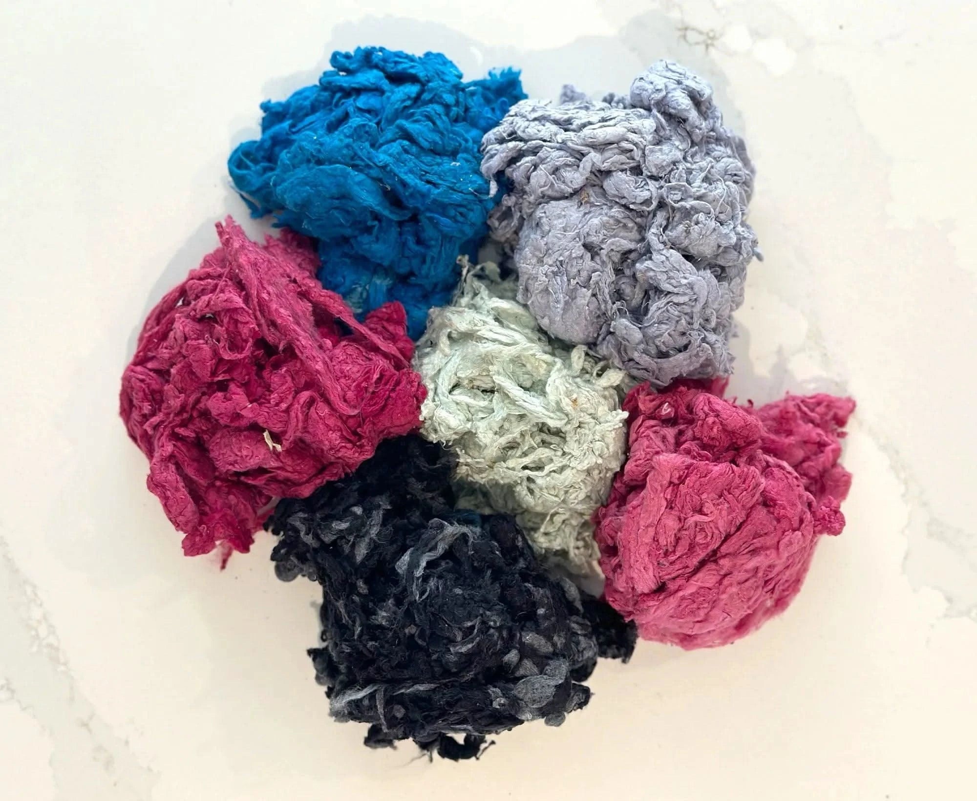 Mixed Mulberry Silk Noil Pack | World Of Wool