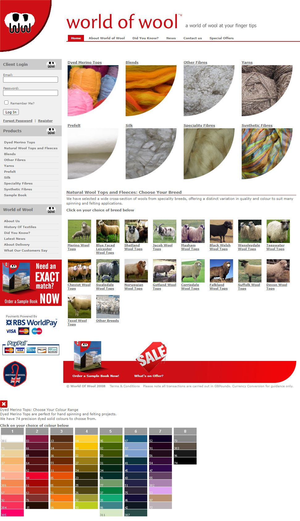 World of Wool - worldwide suppliers of fibre to craft enthusiasts ...