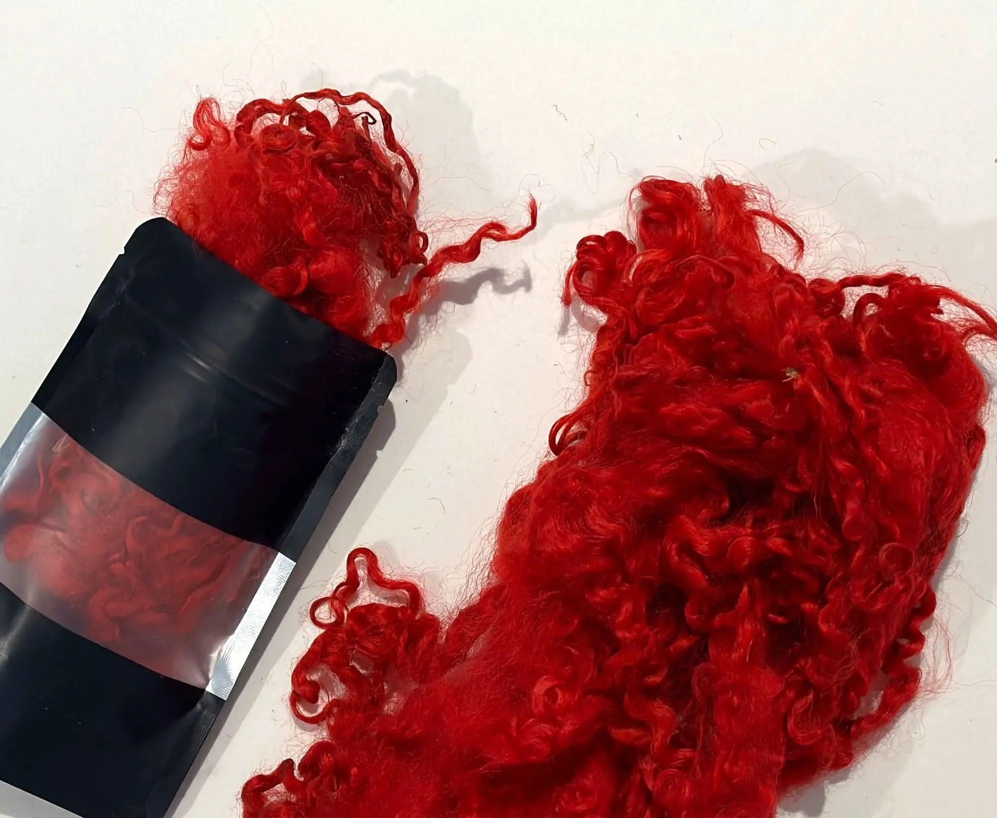 Locky Wensleydale Wool Locks Strawberry | World Of Wool