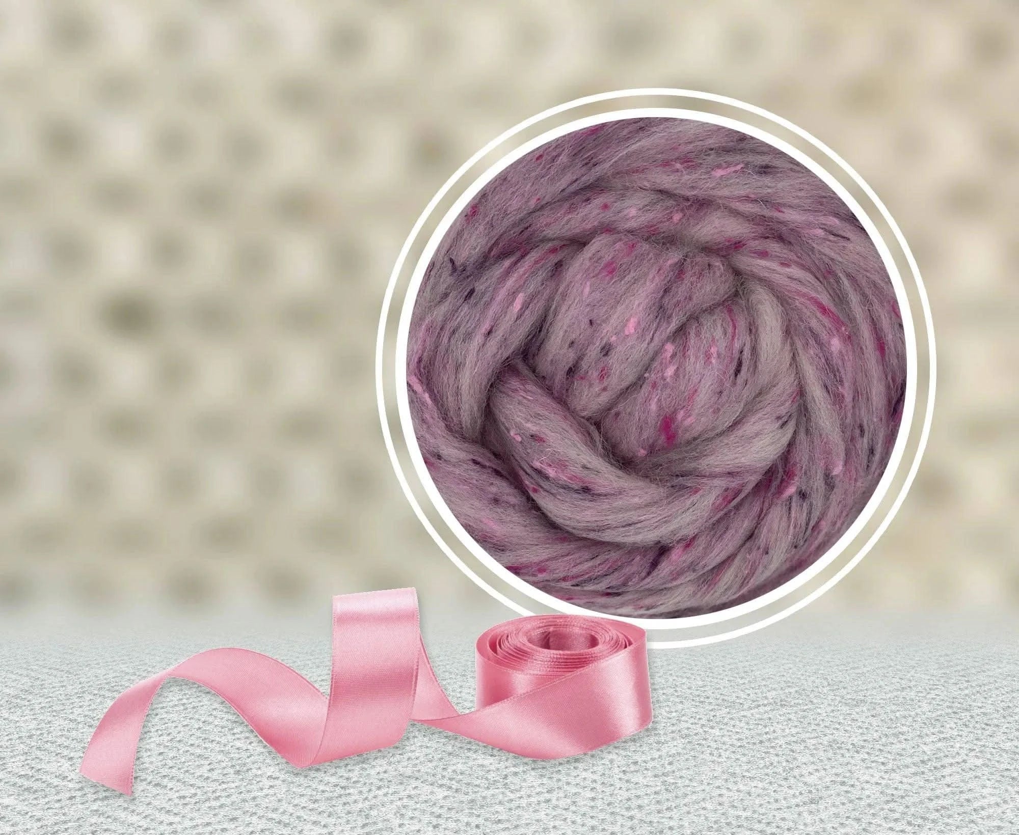 Maypole Pink Tweed Top for crafting – World Of Wool