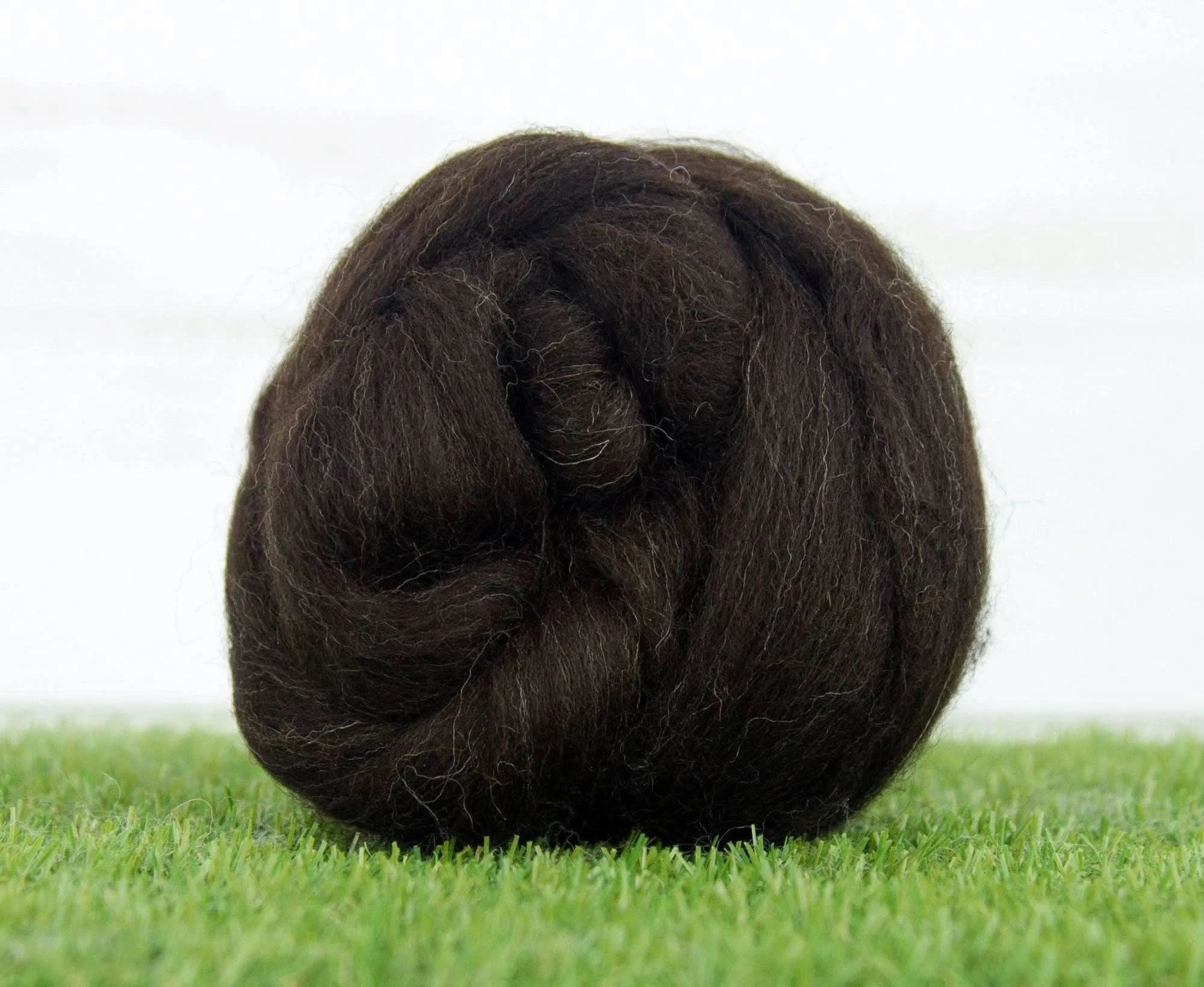 Buy High-Quality Black Welsh Natural Wool Top | WoW